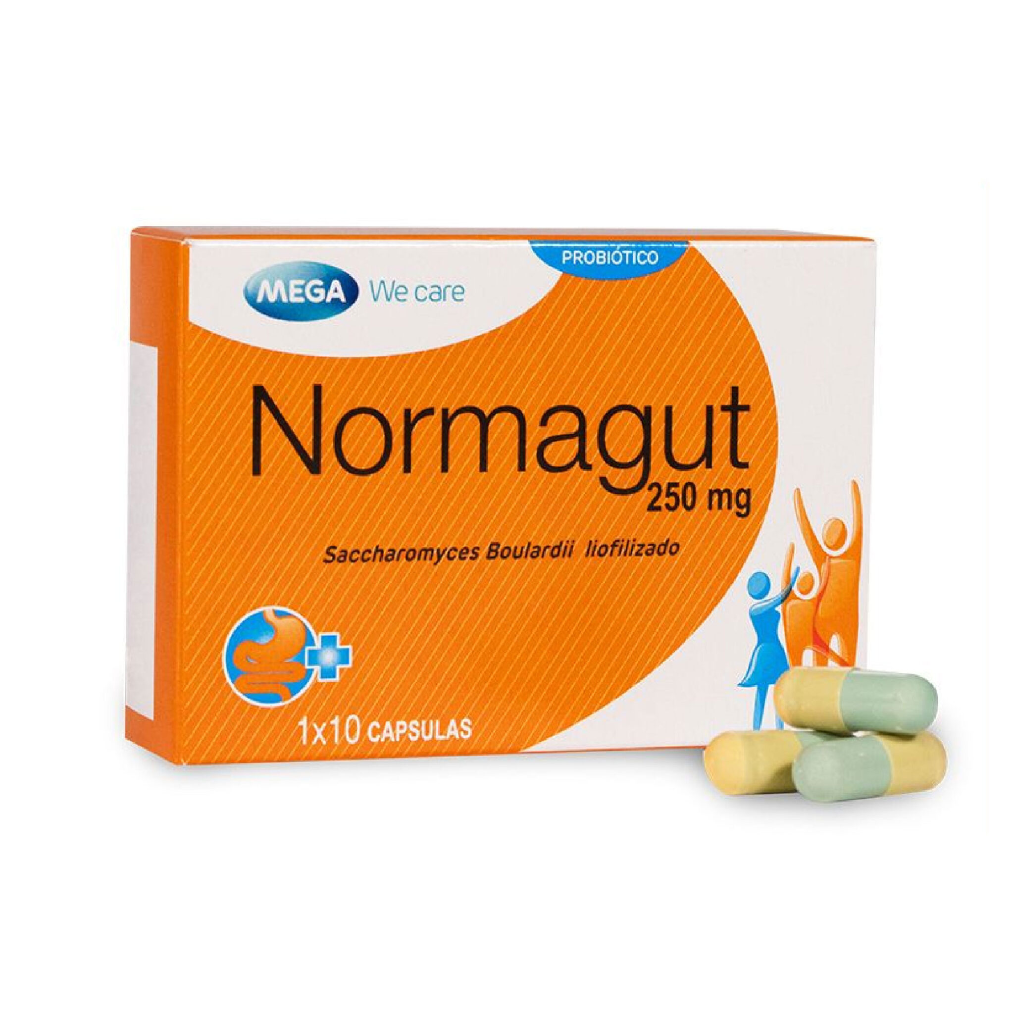 Normagut 250MG X 10 Cap - Darefarma